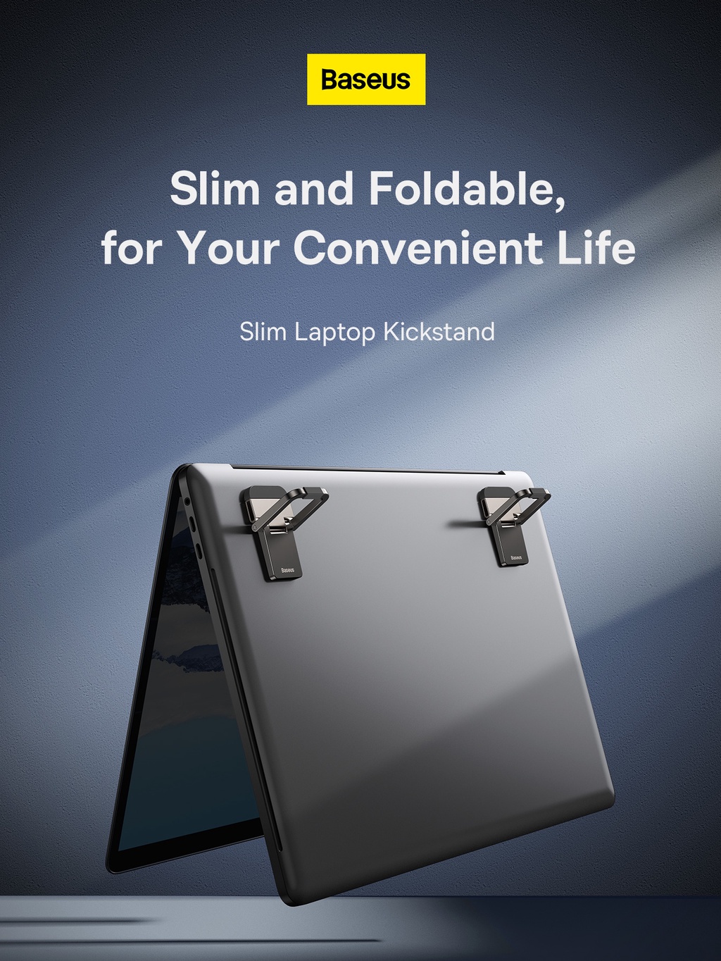 Baseus Slim Portable Laptop Kickstand 10KG Load-bearing Non-slip Zinc ...