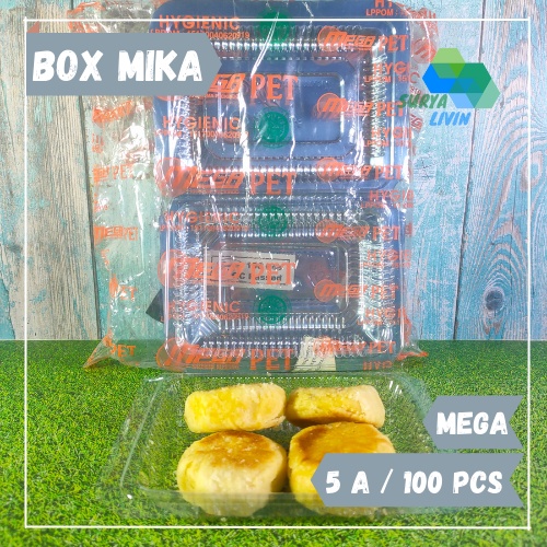 Mika Box Cake Box Food 5A Clear Mega | Shopee Singapore