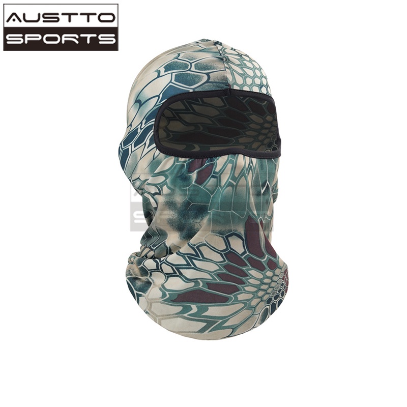 Austto Dust-Proof Full Face Balaclava Ice Silk Cycling Bandana Topeng ...