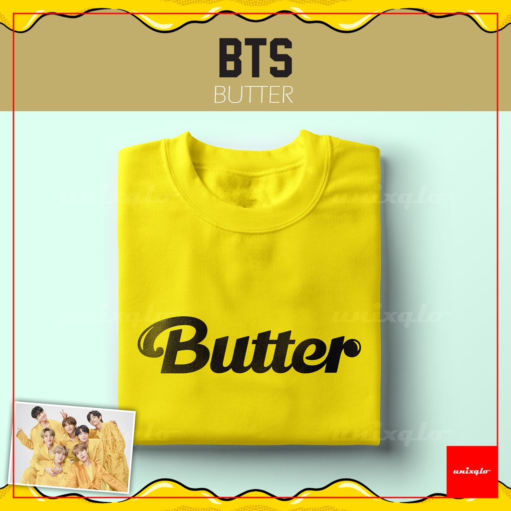 KPOP Inspired Butter Inspired Shirt | Butter Text | Butter Logo | KPOP ...