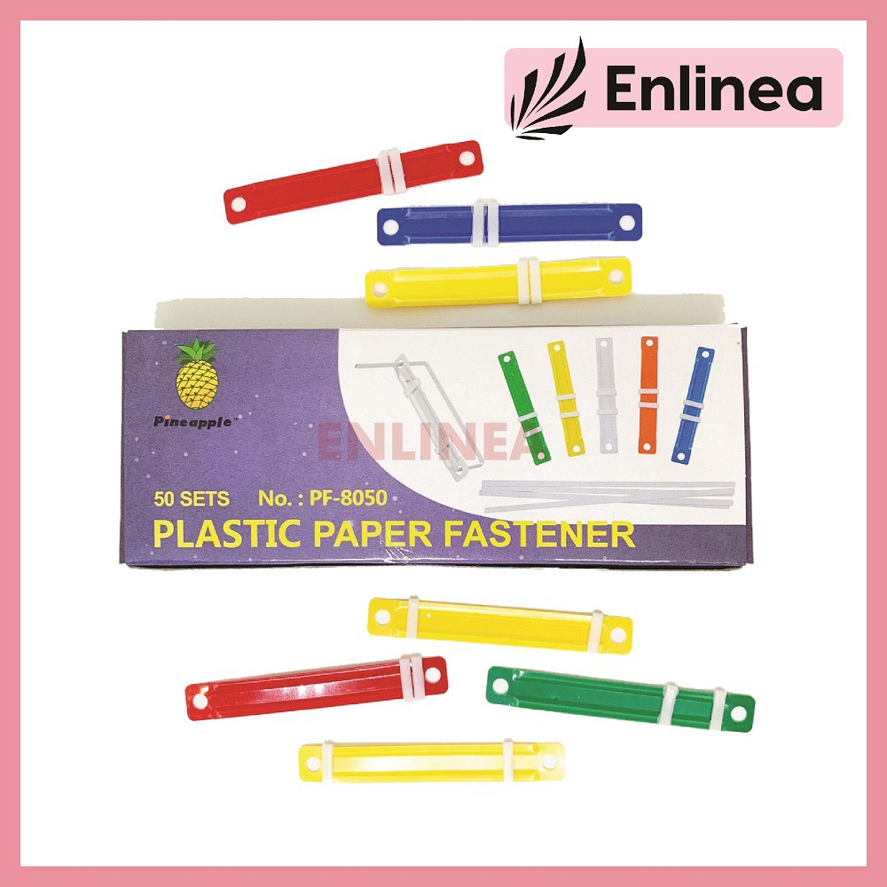 Plastic Paper Fastener 50 sets (8cm) | Shopee Singapore