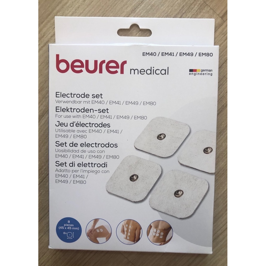 Beurer Medical Replacement Electrode pad ( Gel Pads ) Electrode Set Pad ...