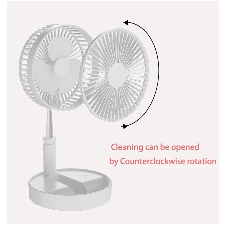 [SG Stock] Rechargeable Portable USB foldable mini Fan Desktop ...