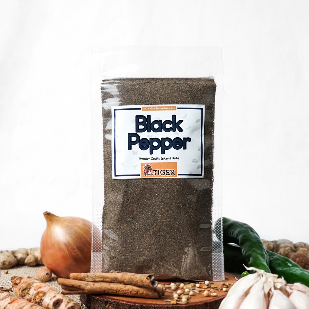BLACKPEPPER - Black Pepper Powder / Black Pepper Powder / BumbuTiger ...