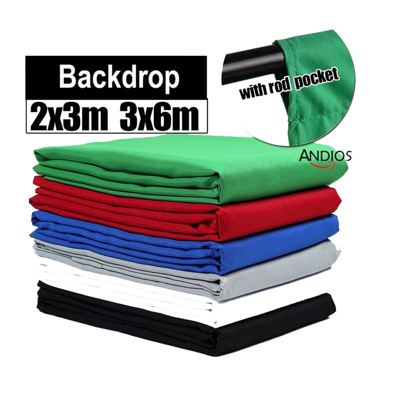 Green Screen Kain Studio Photo Studio Video Muslin Backdrop Backgroud ...