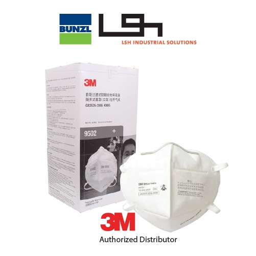 3M Particulate Respirator 9502+ N95 Mask - 50pcs/box , Expiry date ...