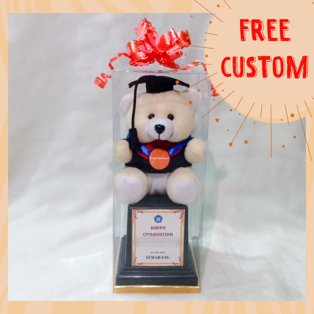 Semarang Mika Custom Graduation Doll Trophy/Pilbon Graduation Gift ...