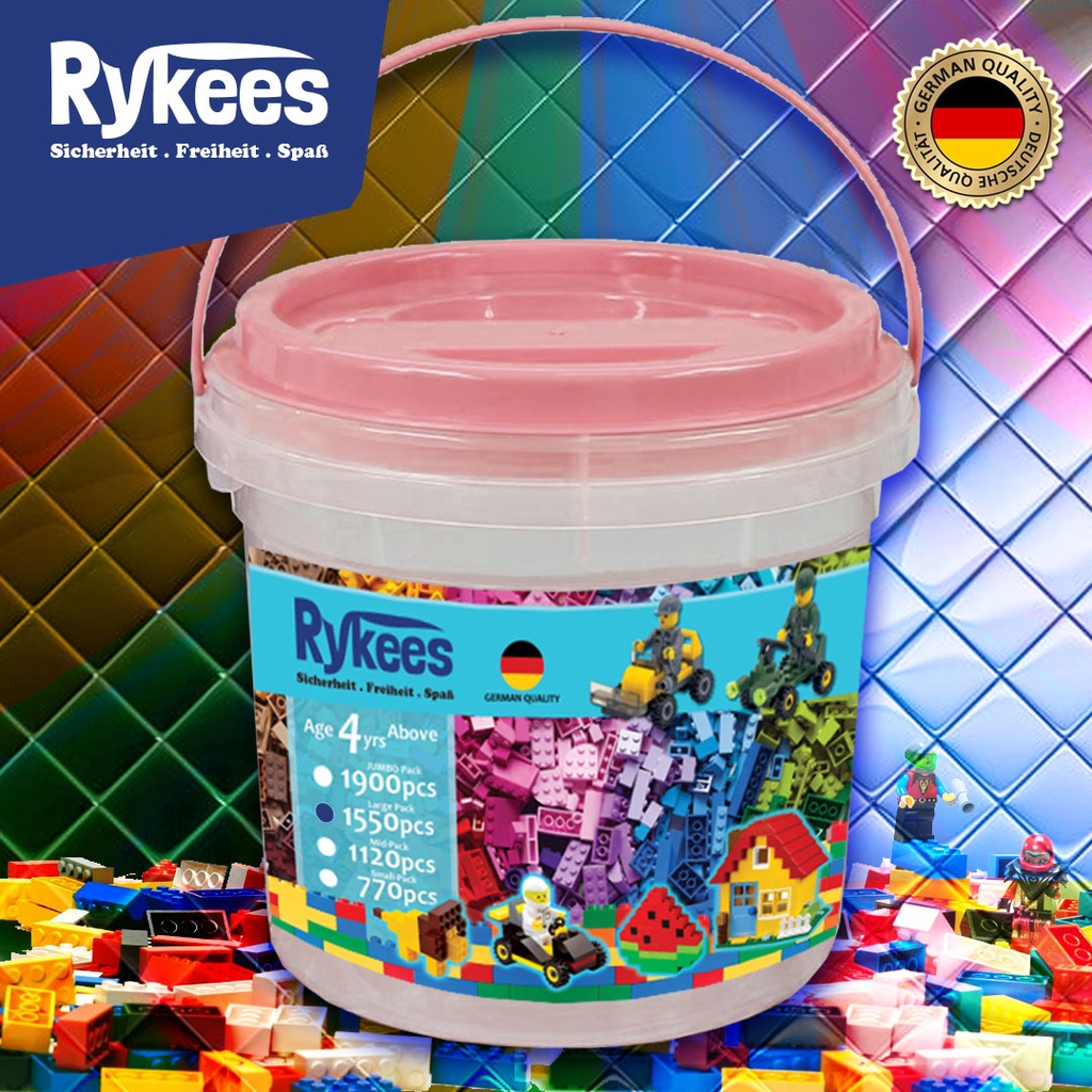 1900 Pcs Building blocks Lego bricks Compatible RYKEES German Quality ...