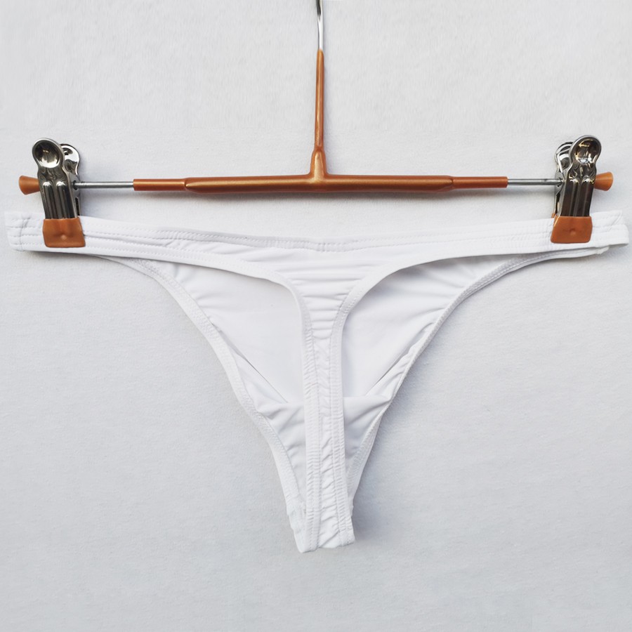 Men's Underwear Classic Low Waist Thong Simple G-string Briefs for Men ...