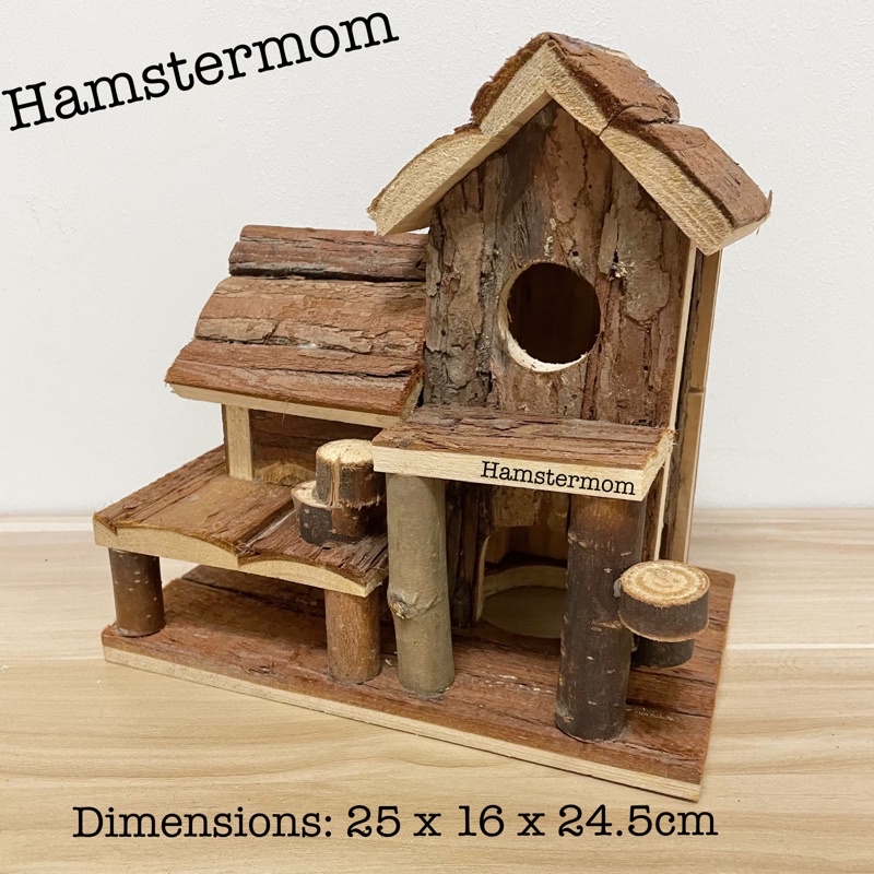 🇸🇬 Local Stock 🇸🇬 Large Dwarf Hamster Tree House Hideout Playground Toy ...