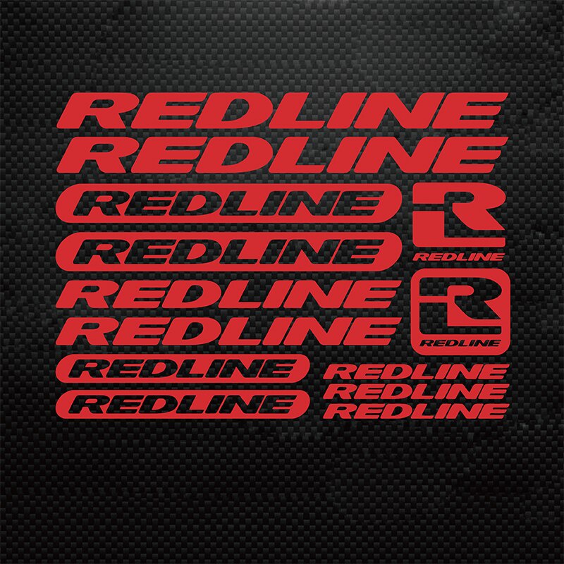 Modern Redline Bicycle Frame Vinyl Stickers Mountain Bike Decal MTB DH ...