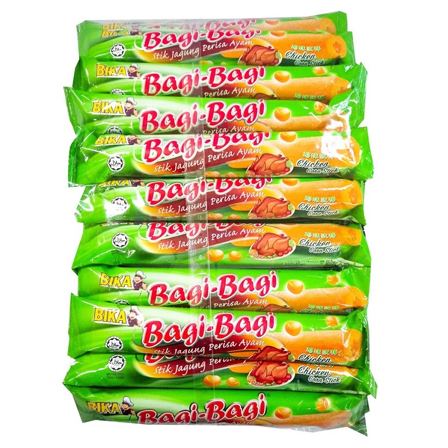 Bika Pika/Bagi-bagi Stick Corn Snacks 40pcs/bag (Halal) | Shopee Singapore