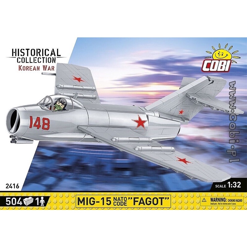 [SG STOCK] COBI RUSSIAN MIG15 FAGOT FIGHTER PLANE BRICKS 2416 (LEGO ...