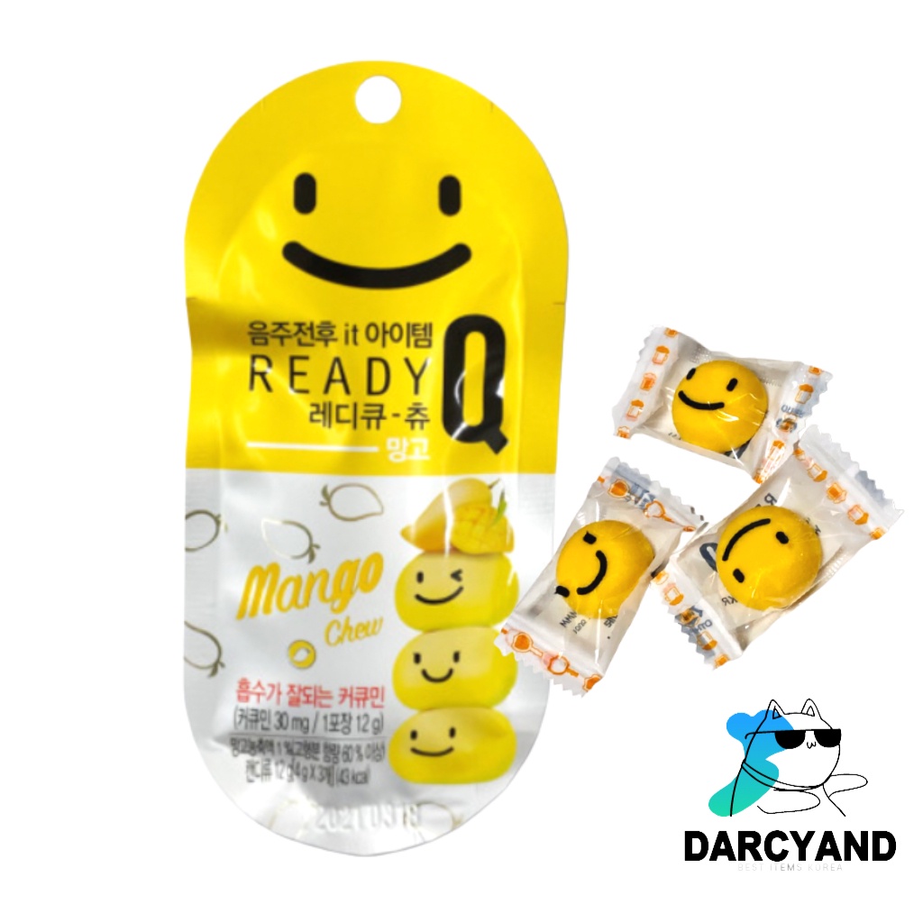Handok Ready-Q Chew Mango flavor (no box) Hangover Relief Candy Korea ...