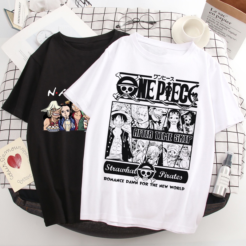 Japanese Anime One Piece Luffy Chopper Peripheral Clothes Men Cartoon T ...