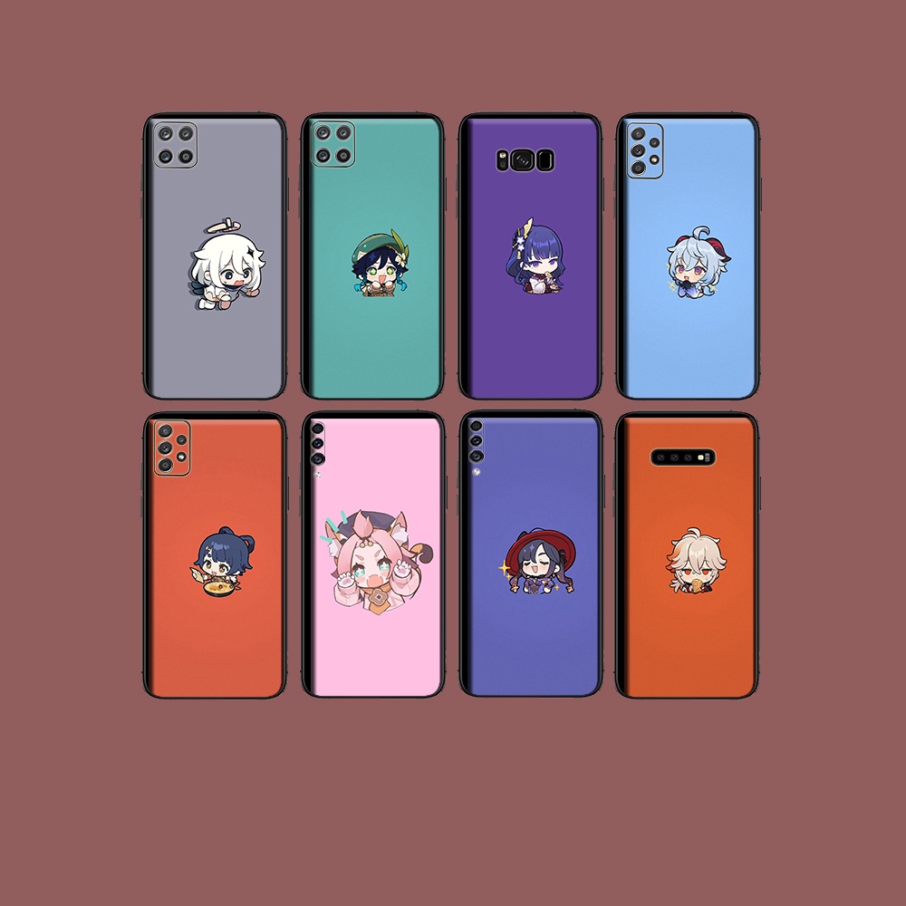 HD1S Genshin Impact Characters Soft phone case For Samsung Note 9 8 S10 ...