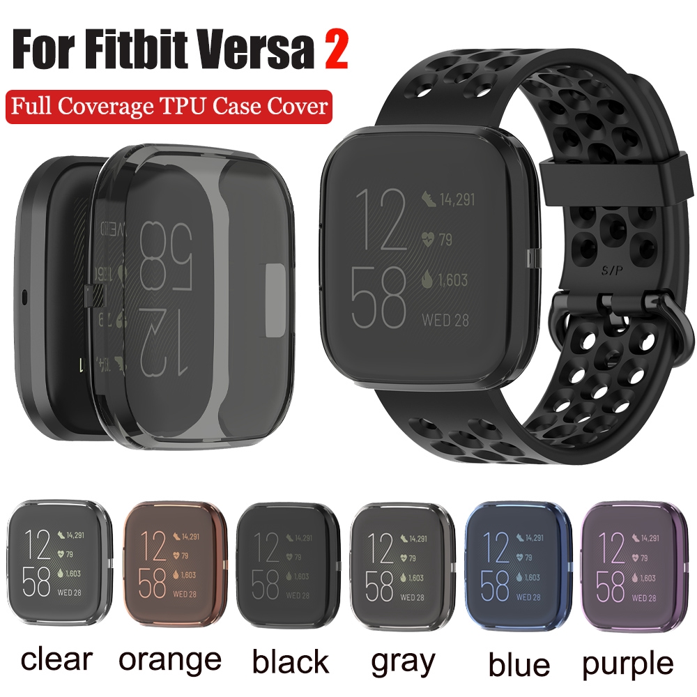 Suitable for Fitbit Versa 2 all-inclusive transparent TPU case Versa2 ...
