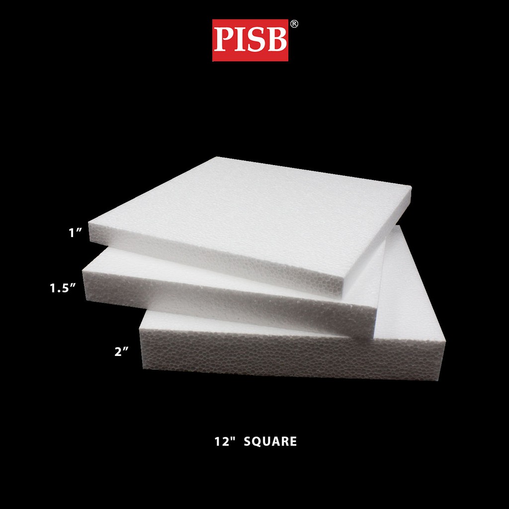 J040002/34/45 12"Inch Square Polystyrene Foam / Gabus Dulang Hantaran ...