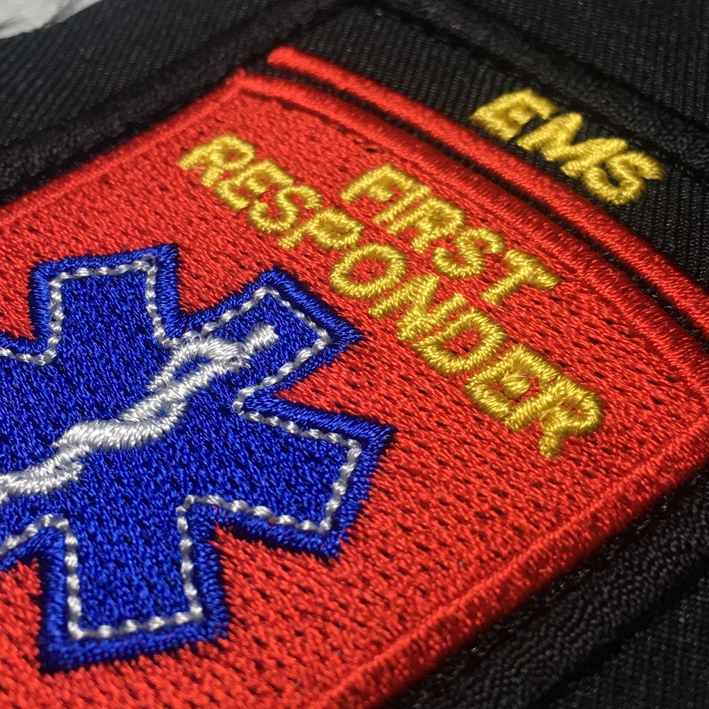EMS / EMR / BASIC / ADVANCE - First Responder / Emergency Medical Technician (Size 6*8cm ...