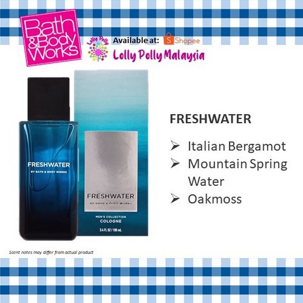 Authentic Bath And Body Works Men's Cologne (100 mL) (Bourbon/Graphite ...