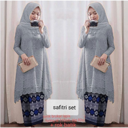 Jamu Suit Character Ginah Batik Set CP Cartoon Solo One Set Daily Set ...