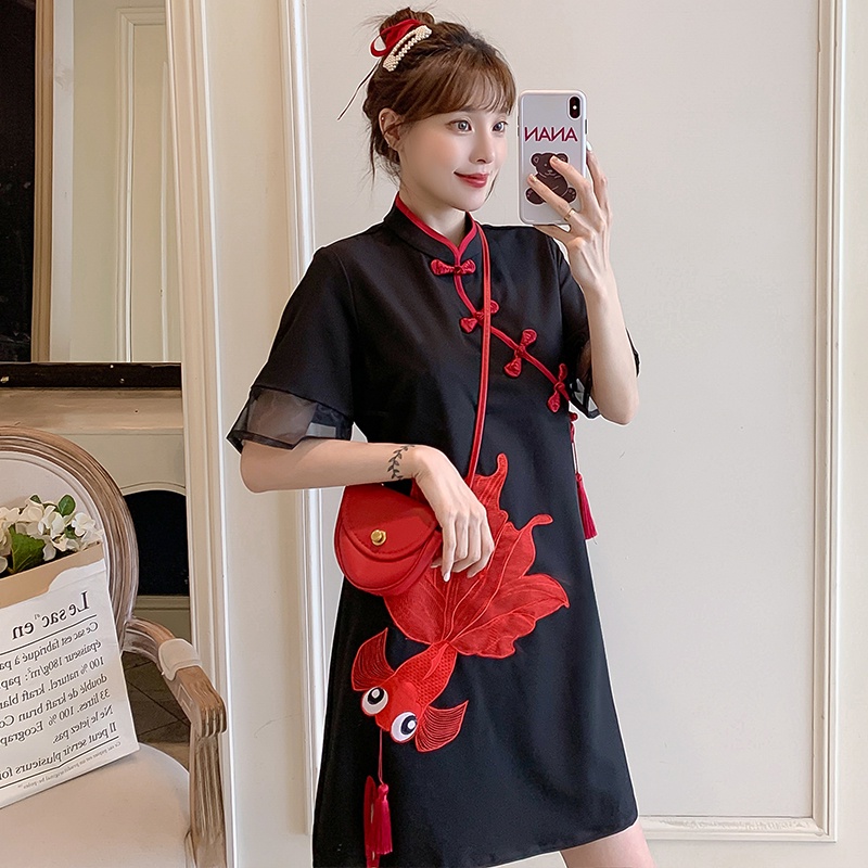 Women Cheongsam Dress 新年旗袍 Chinese New year Clothes Cny clothes qipao ...