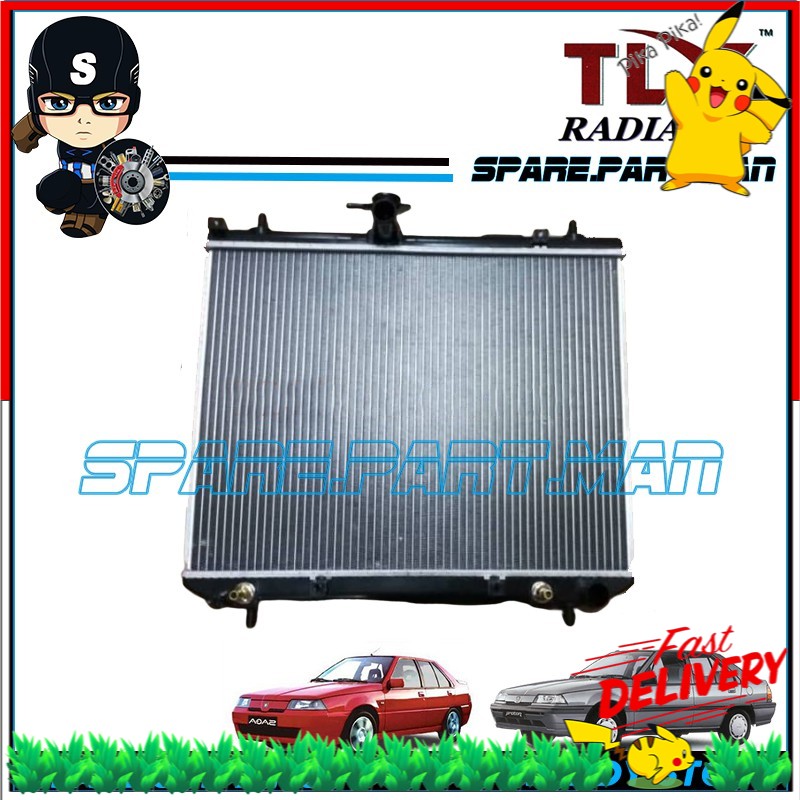 TLX PROTON SAGA / SAGA ISWARA LMST 1.3 1.5 RADIATOR (MANUAL) | Shopee ...