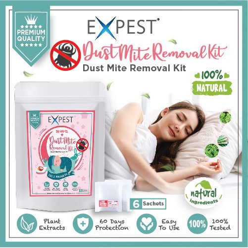 Dust Mite Removal Kit Natural Herbal x 6 Sachets ( Dust Mite Killer ...