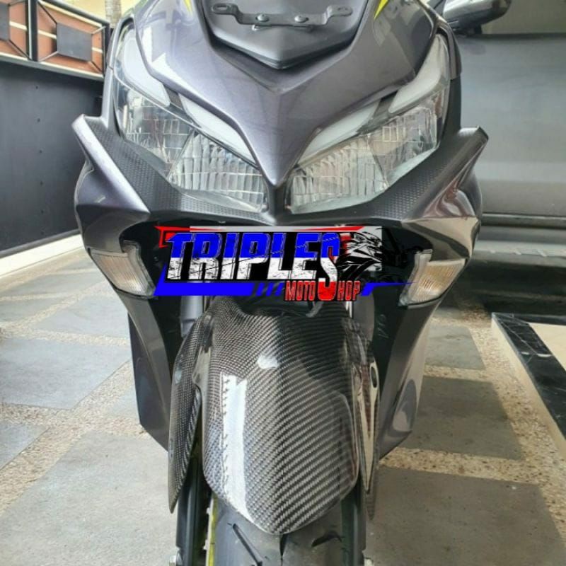 Original carbon kevlar aerox fender | Aerox front fender | Aerox kevlar ...