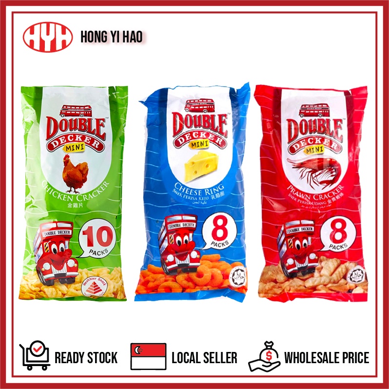 Double Decker Crackers Family Pack (10x15g) | Shopee Singapore