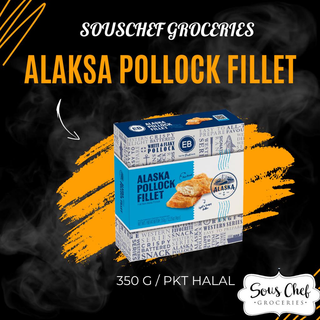 FROZEN EB ALAKSA POLLOCK FILLET (350G) | EB FOOD | HALAL | FROZEN FOOD ...