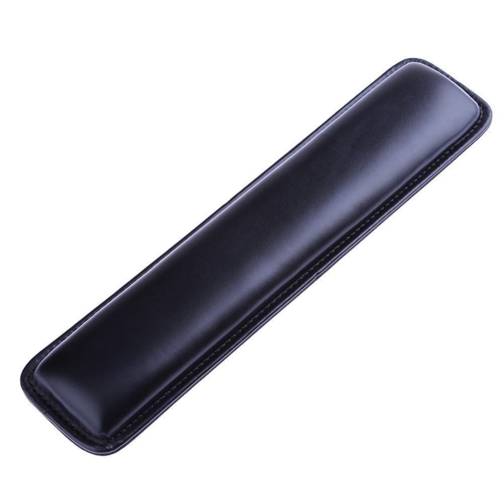 Memory Foam Leather Keyboard Wrist Rest Pad Wrist Support Cushion(Black ...