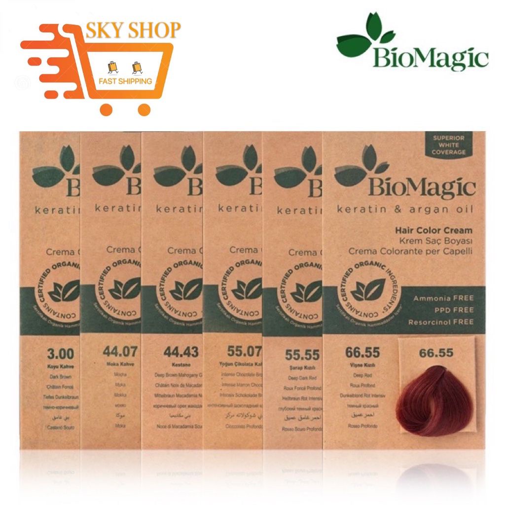 BioMagic Permanent Hair Color (Ammonia Free) | Shopee Singapore