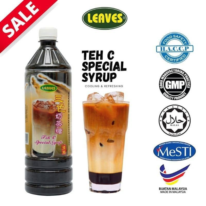 Teh c special syrup Leaves Juice 3 Layer Tea Syrup/Sirap 3 layer milk ...