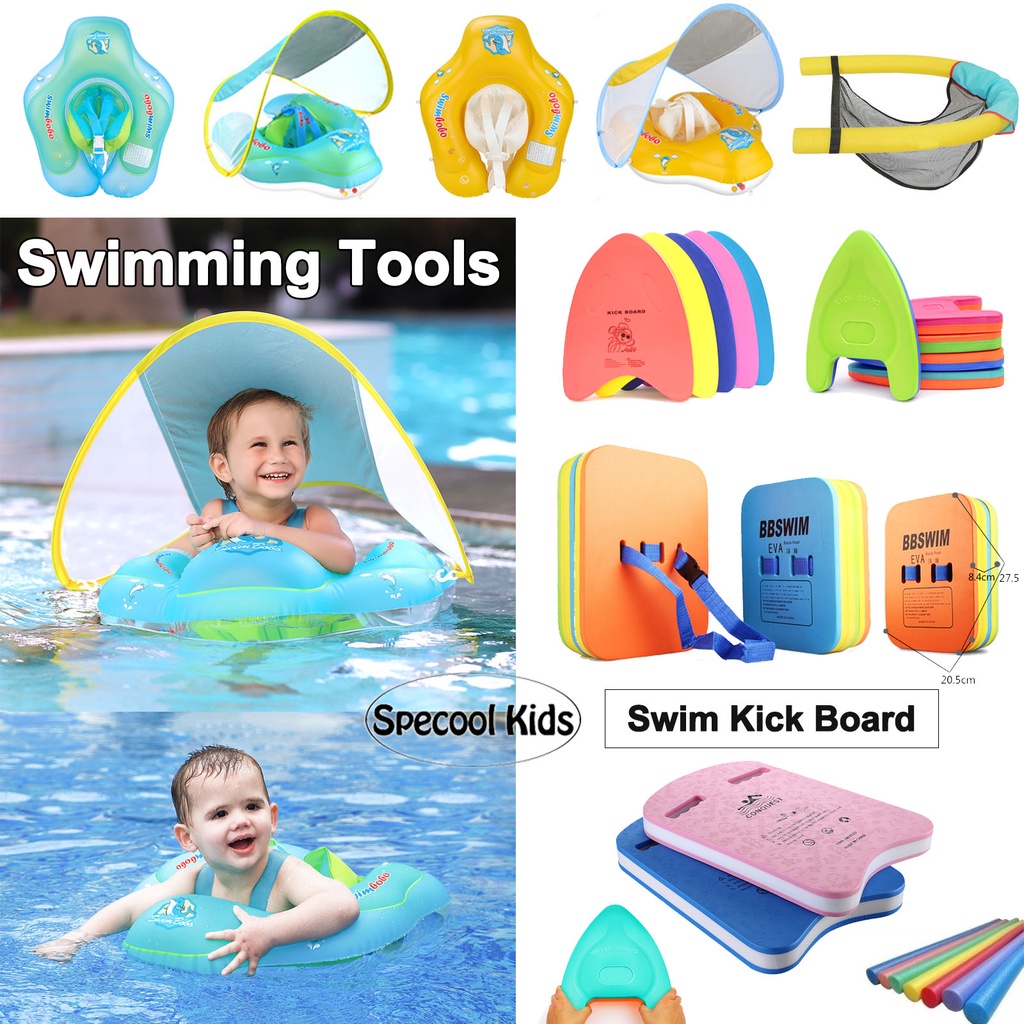 Specool Baby Kids Swimming Ring Swim Board Floating Plate Child Swim Kick Board Children Swimming Training Tools Shopee Singapore