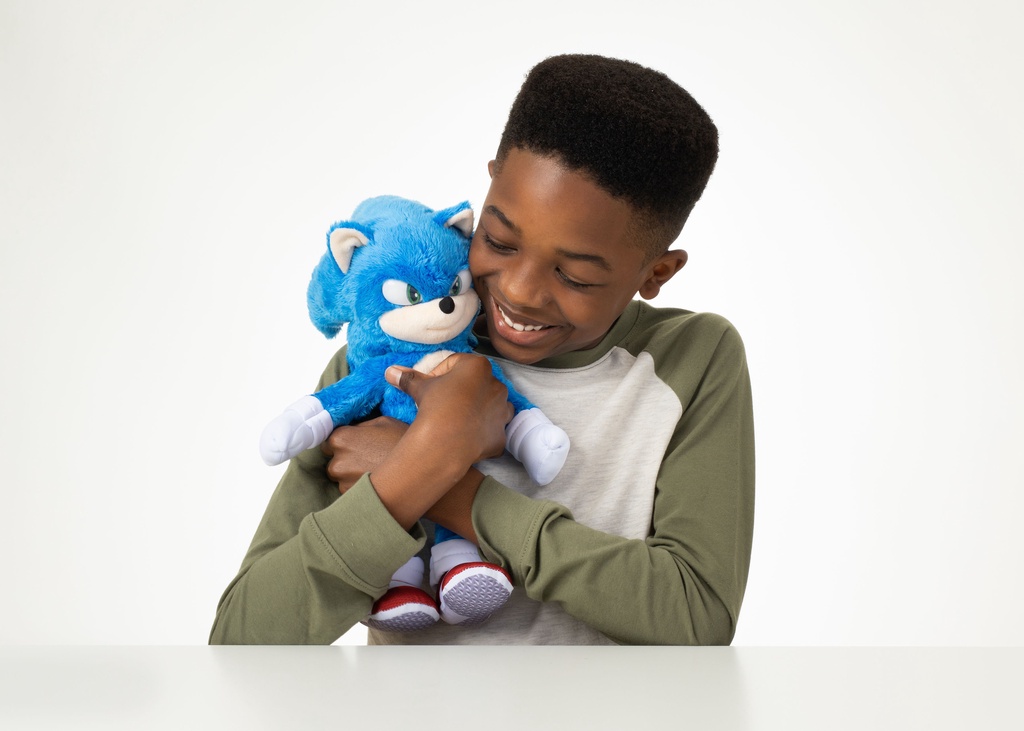 Sonic 2 The Hedgehog 13-inch Sonic Plush Action Figure, Soft Plush Toy ...