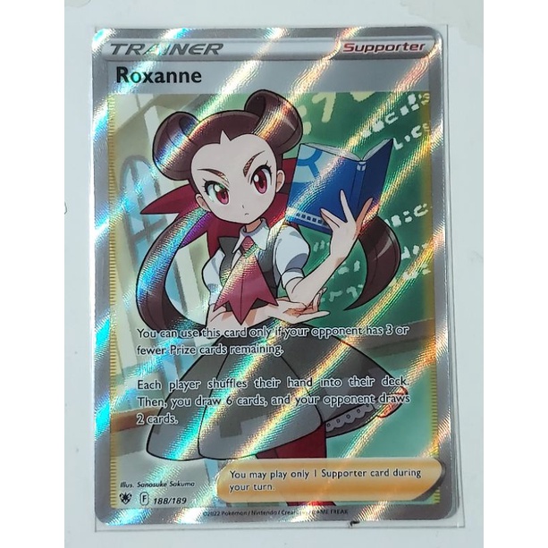 Pokemon roxanne full art trainer supporter astral radiance card ...
