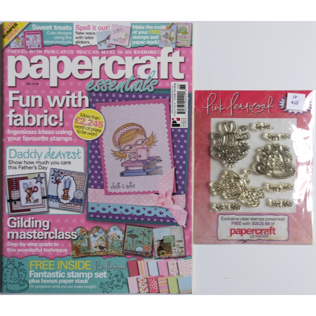 [USED] [PE 068] [With Free Clear Stamps (Used)] Papercraft Essentials ...
