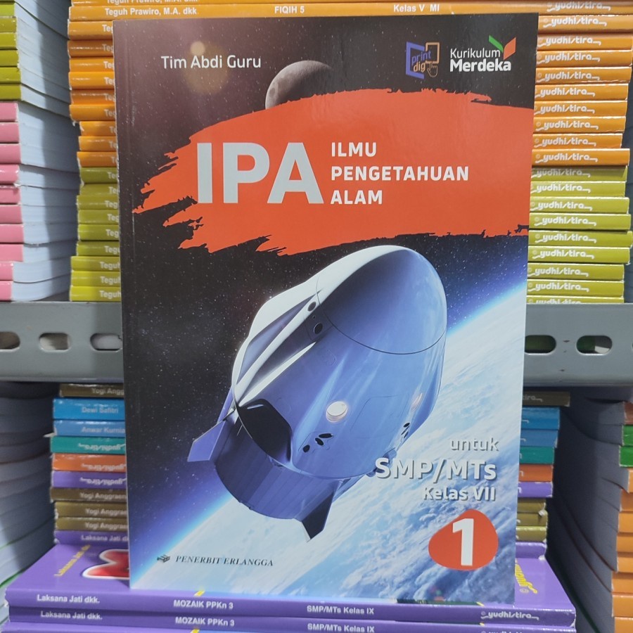 Science Book for Class 1/VII 7 Erlangga Middle School Independent ...