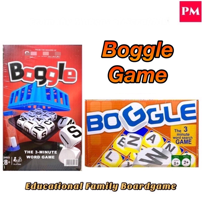 Boggle English Word Search Educational Family BoardGame - Mainan ...