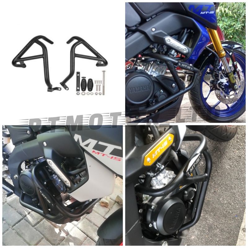 YAMAHA MT15 CRASH BAR / ENGINE GUARD 2020 2021 MT-15 TEPI SIDE ...