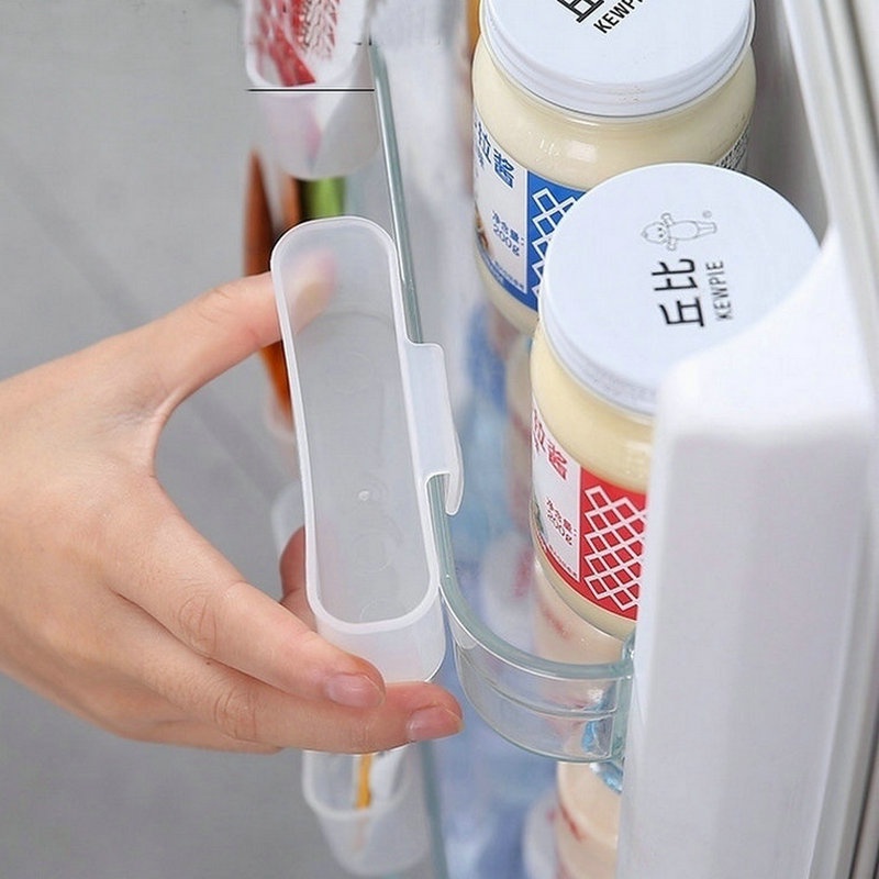 2PC Kitchen Fridge Food Hanging Storage Box Holder / Kitchen Invisible ...