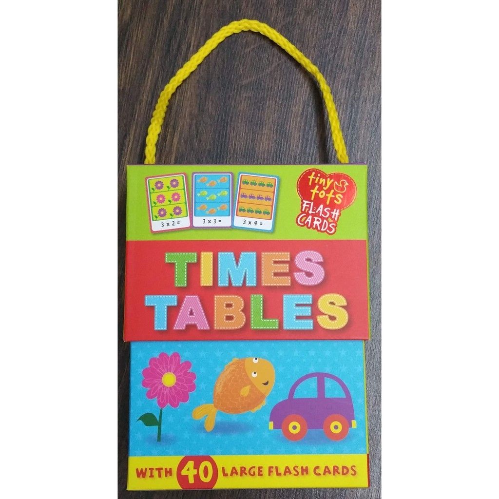 Tiny Tots Flashcards - ABC, 123, Times Table | Shopee Singapore