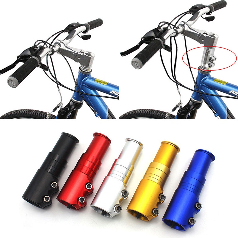 Aluminium Bicycle Riser Increased Stem Head Up Adapter Fork Extender ...
