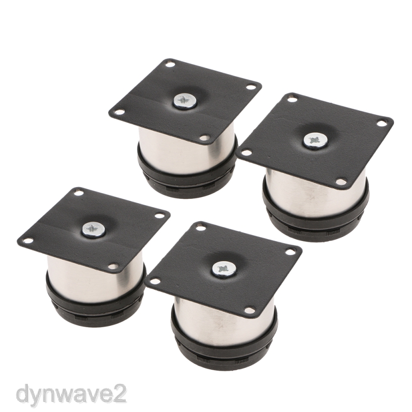 4Pack Stainless Steel Plinth Legs Kitchen Cabinet Furniture Legs ...