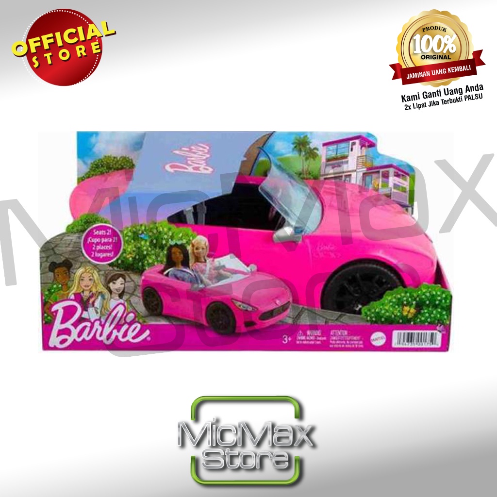 Barbie Glam Convertible Car Toy Car HBT92 | Shopee Singapore