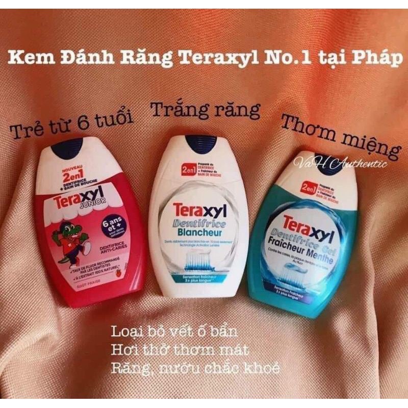 Set of 2 Teraxyl Blancheur toothpaste 75ml domestic France - Mivu Shop ...