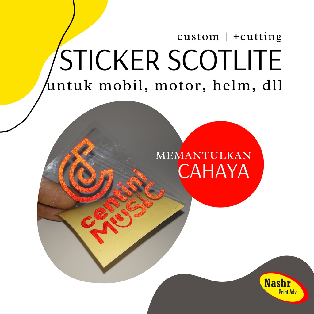 Flame Scotlite Sticker / Reflector / Custom Scots Sticker | Shopee ...