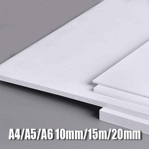 10mm/15m/20mm A4/A5/A6 Thickness White PVC Foam Board Sheets | Shopee ...