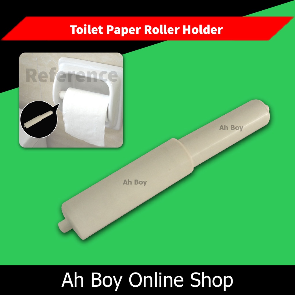 Bathroom White Toilet Tissue Paper Holder Replacement Roll Spindle with ...